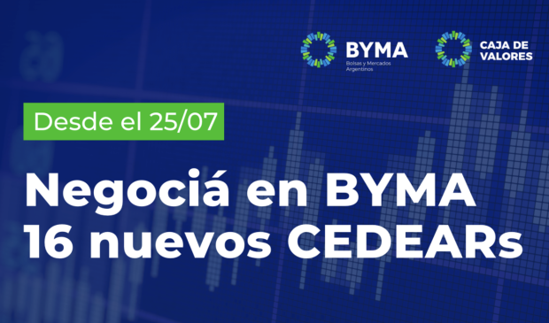 BYMA incorpora 16 nuevos Certificados de Depósito Argentinos (CEDEARs ...